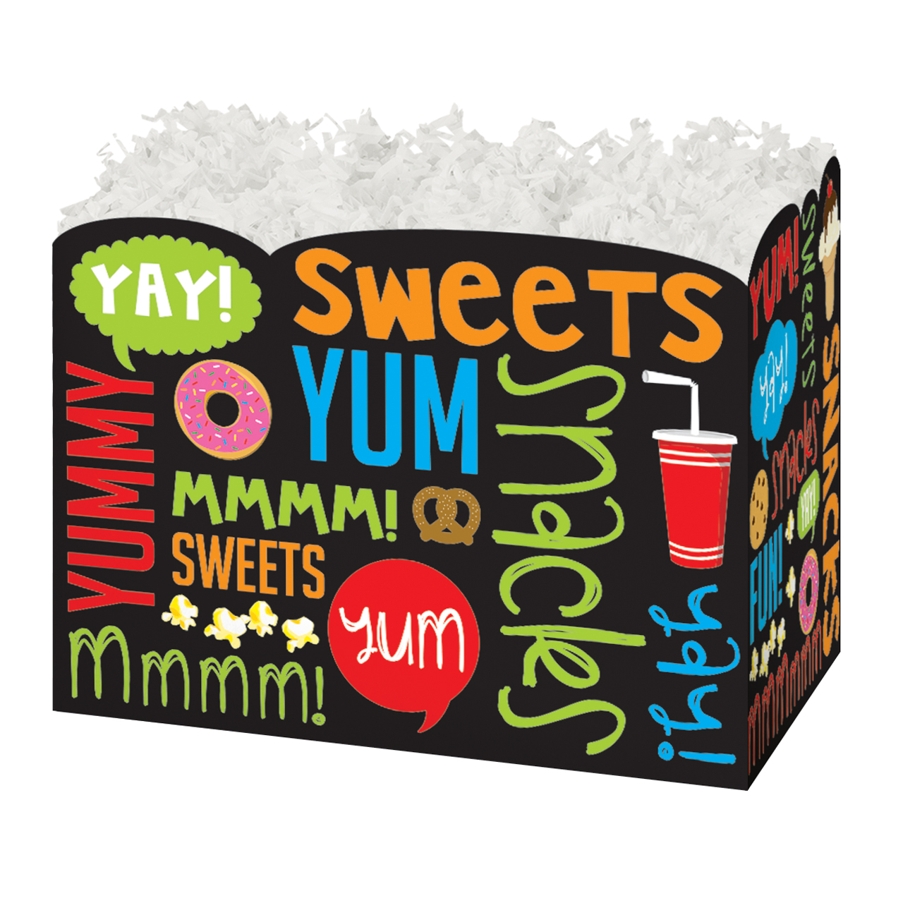 Snack Attack Gift Basket Box - Large | Cloverkey Hospital Gift Shops