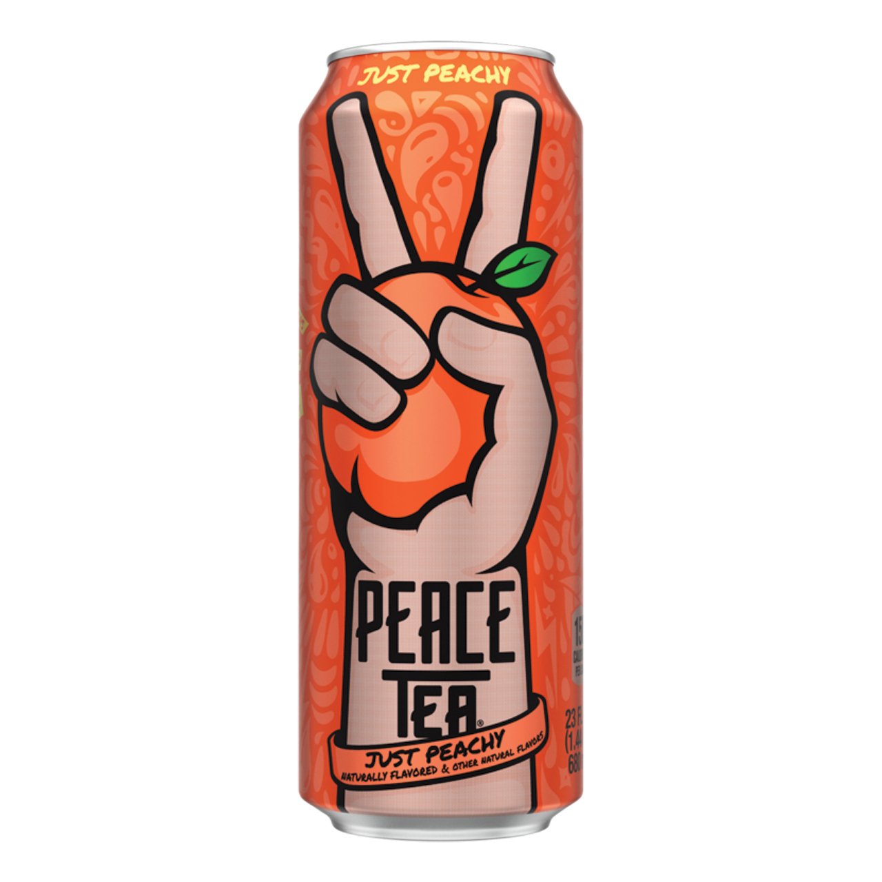 Peace Tea Iced Tea - Just Peachy - 23oz Can | Cloverkey Hospital Gift Shops