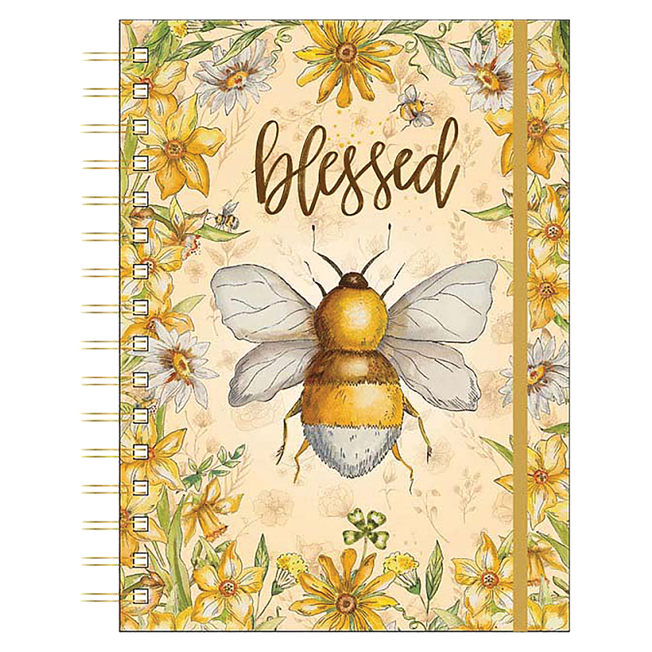 Bee Blessed Spiral Journal | Cloverkey Hospital Gift Shops