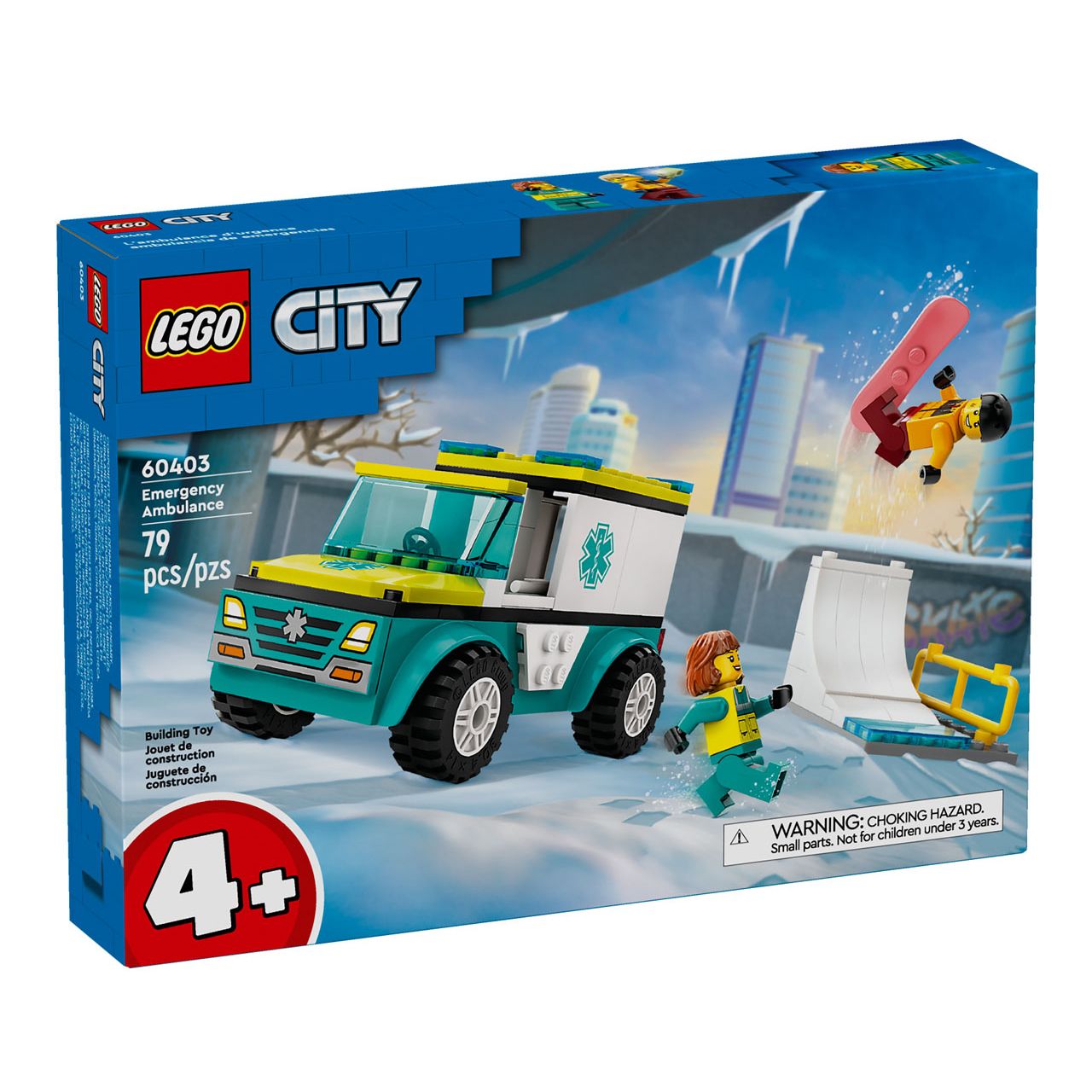 LEGO City Emergency Ambulance Toy Set | Cloverkey Hospital Gift Shops