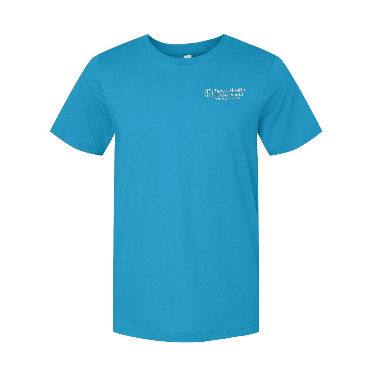 Texas Health Huguley Hospital Logoed T-Shirt - Aqua - Large | Cloverkey ...