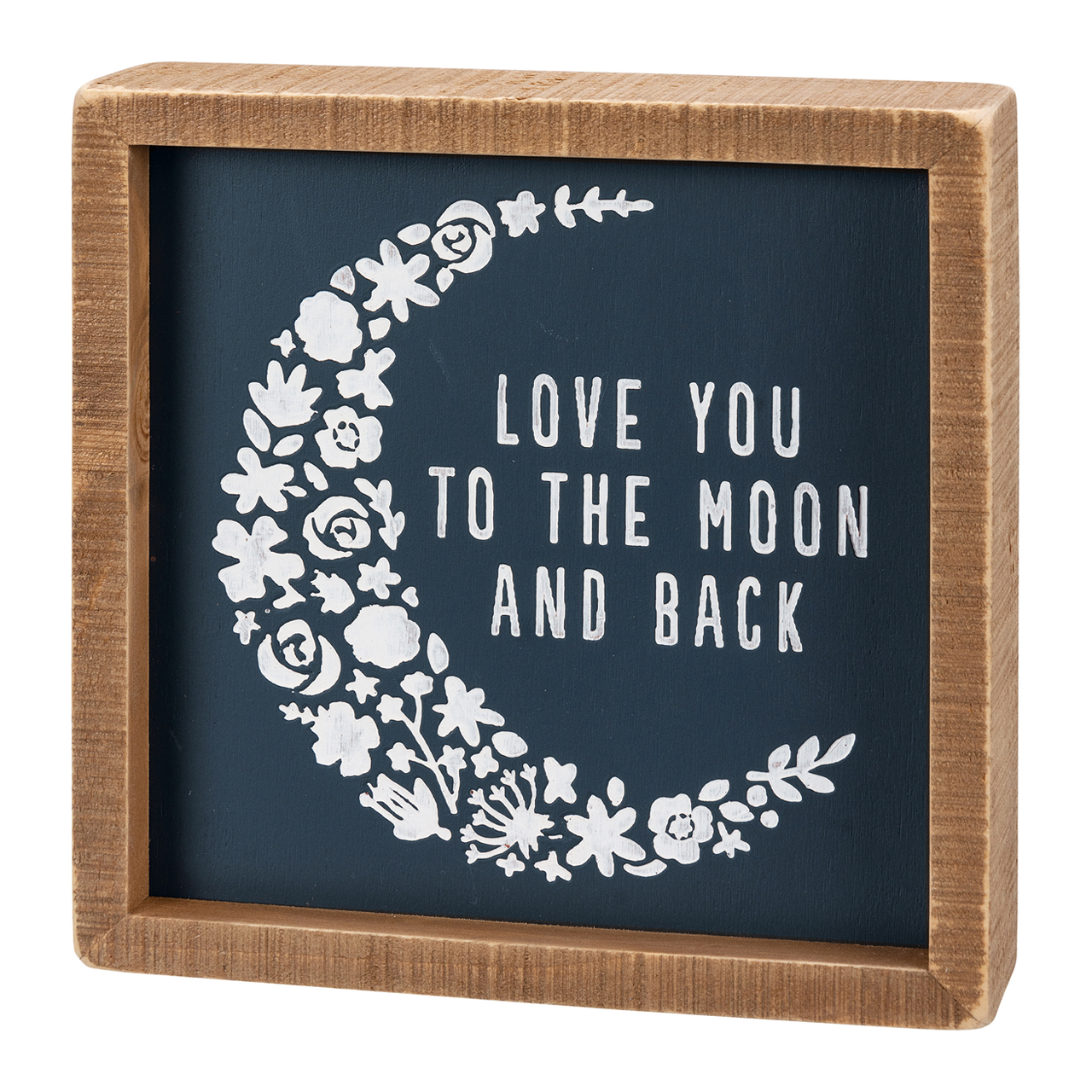 "Love You To The Moon And Back" Wood Sign | Cloverkey Hospital Gift Shops