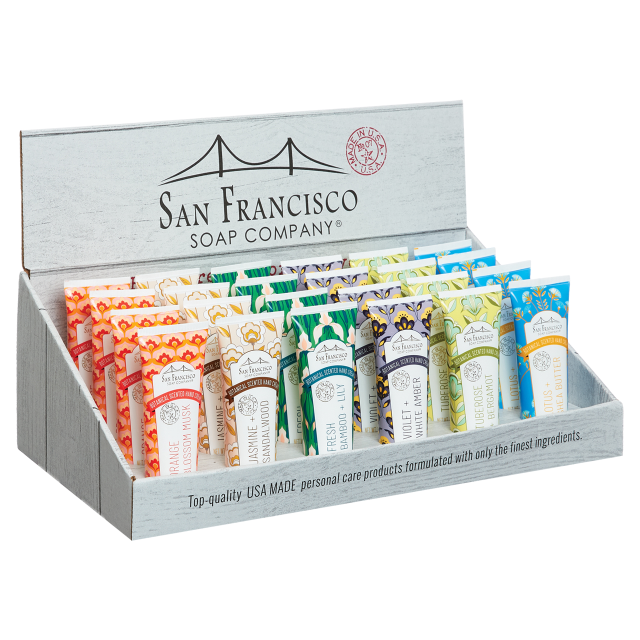 San Francisco Botanical Scented Hand Cream | Cloverkey Hospital Gift Shops