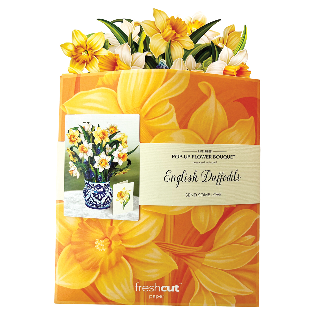 Fresh Cut Paper Flower Bouquet - English Daffodils | Cloverkey Hospital ...