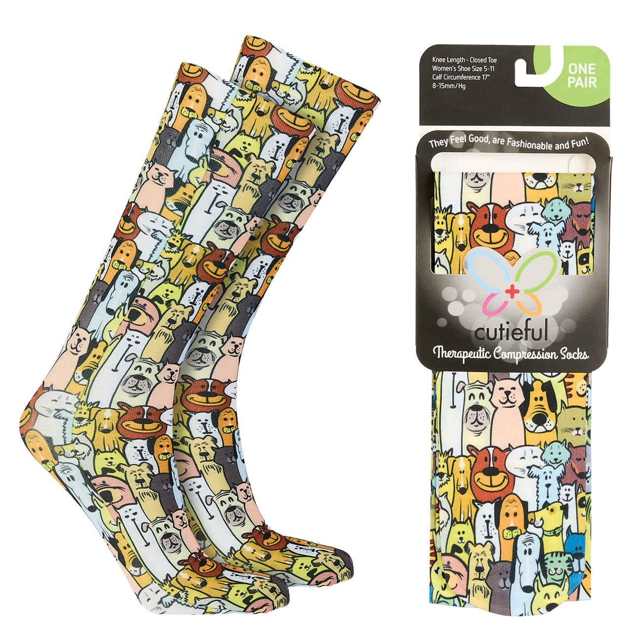Cutieful Therapeutic Compression Socks - Dogs | Cloverkey Hospital Gift ...