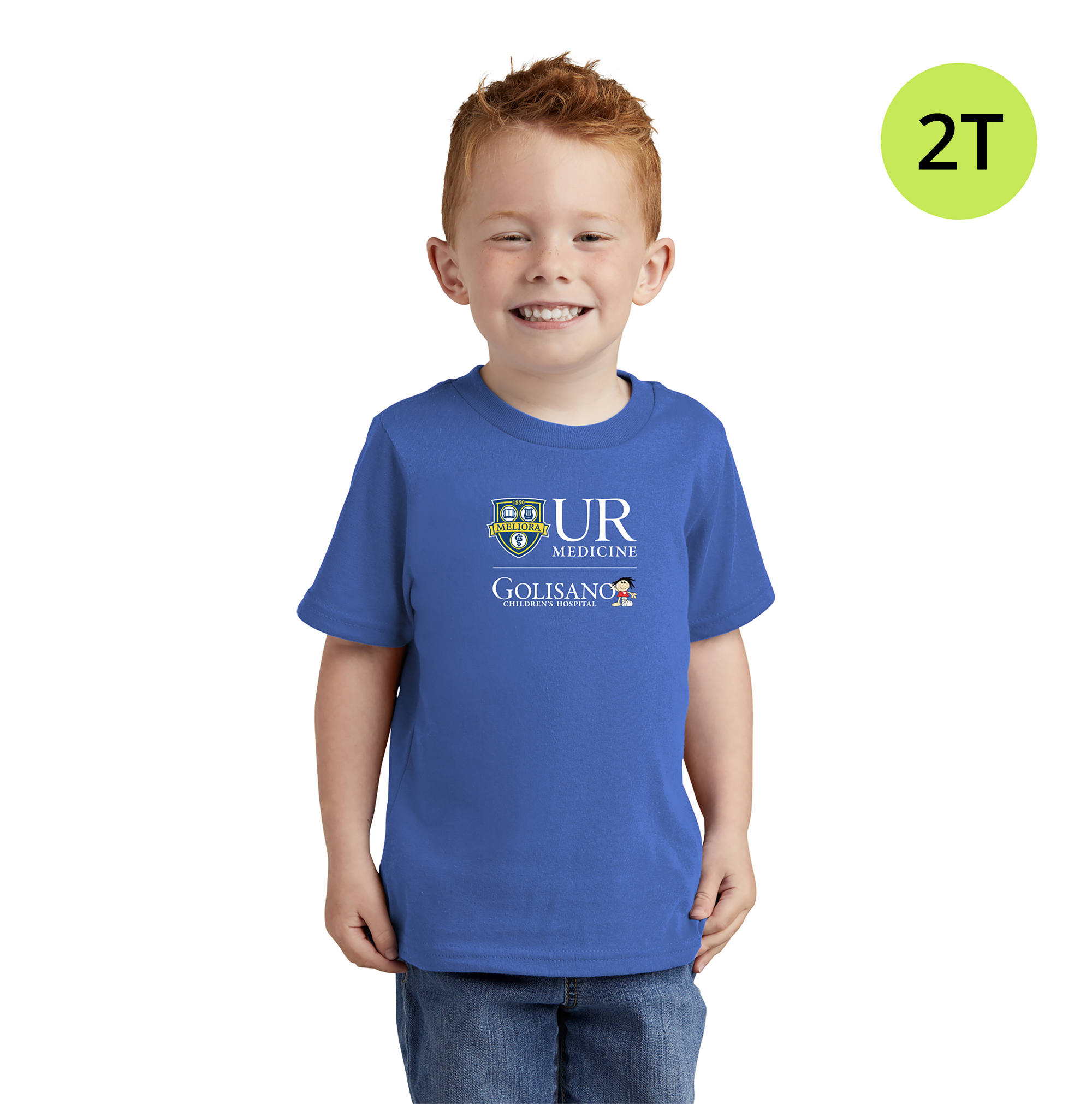 Golisano Children's Hospital Toddler Short SleeveTee Shirt - Royal Blue ...