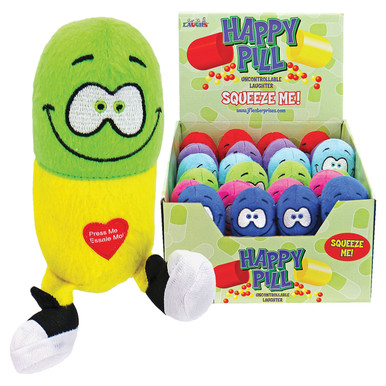 Laughing Happy Pills Plush Toys | Cloverkey Hospital Gift Shops
