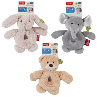 Playtex Baby Plush Rattle Toy | Cloverkey Hospital Gift Shops