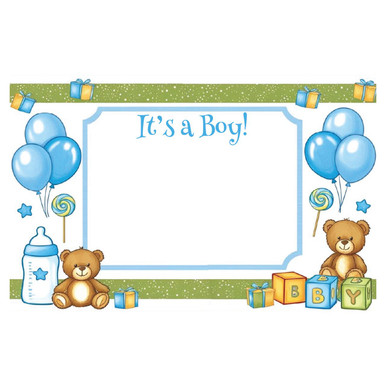 Enclosure Card - It's a Boy | Cloverkey Hospital Gift Shops