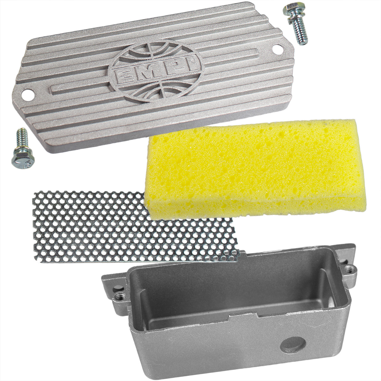 C10-8544 - ACC-C10-5376 - UNIVERSAL ALUMINUM OIL BREATHER BOX WITH ...