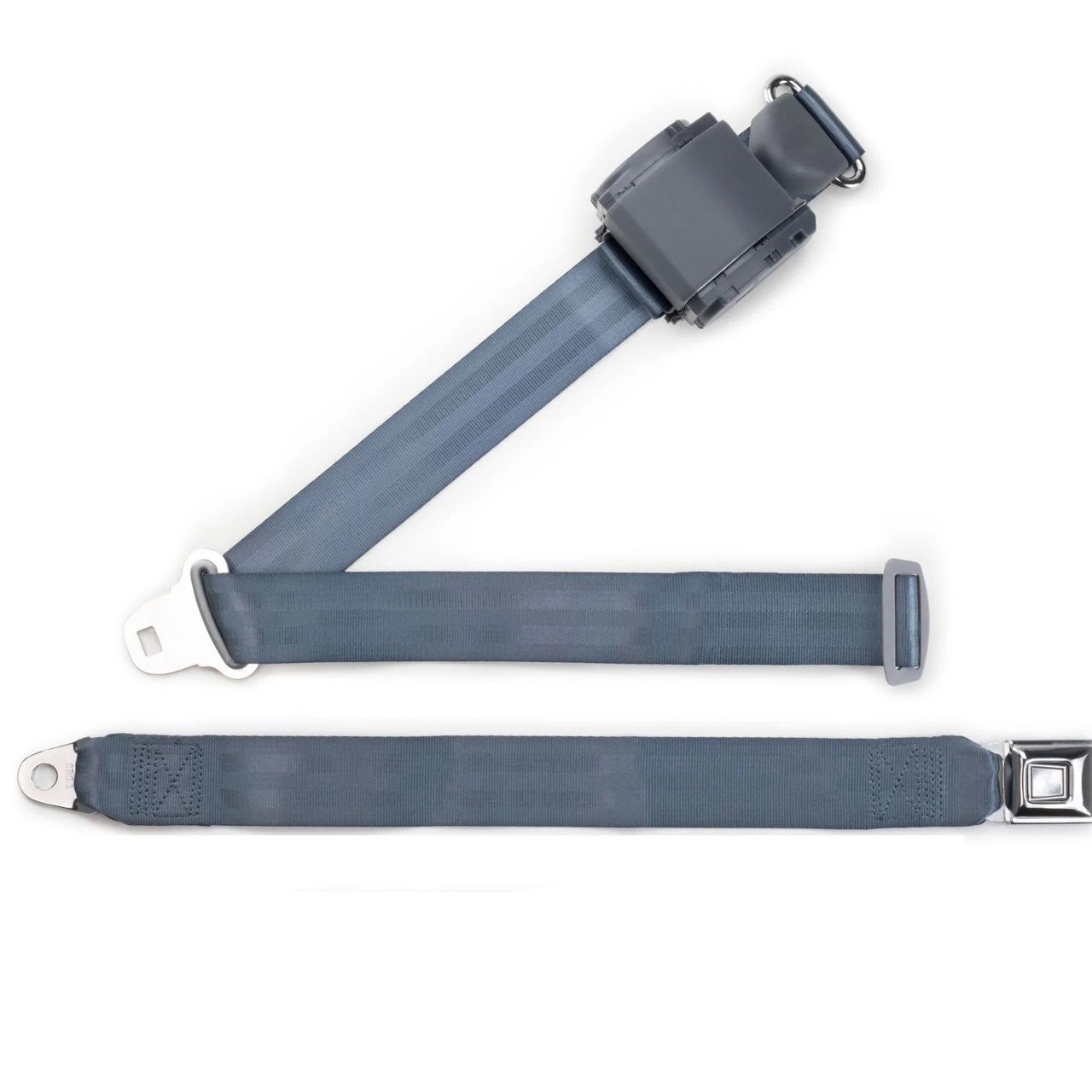 C45-3P-PB20-BLU - BLUE 3 POINT PUSH BUTTON LAP AND SHOULDER BELT WITH ...