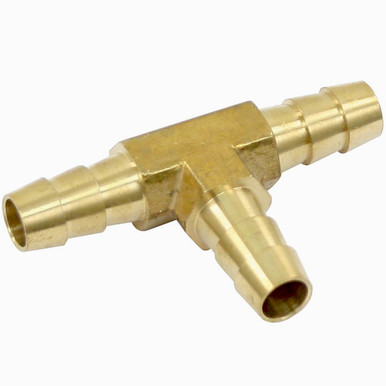 C13-43-5203 - FUEL LINE T-FITTING - 3 WAY BRASS WITH 8MM - 5/16 INCH ...