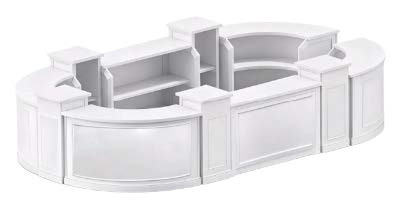 White Wooden Modular Bar