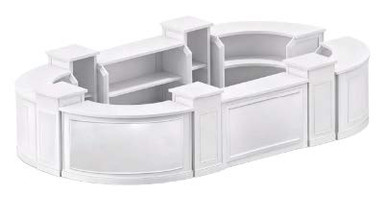 White Wooden Modular Bar