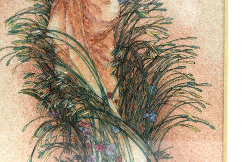 Gemstone Painting Modeled After Alphonse Mucha Summer Art Nouveau ...