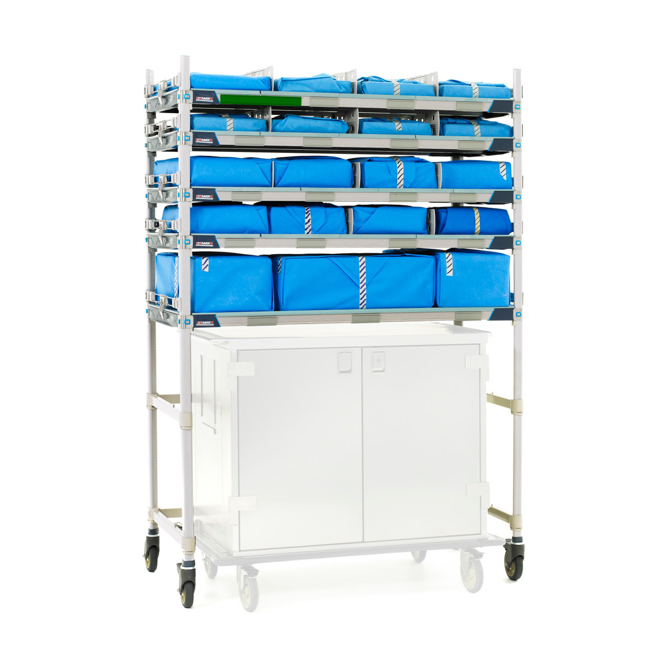 MetroMax i 5-Shelf Sterile Processing Plastic Industrial Mobile ...