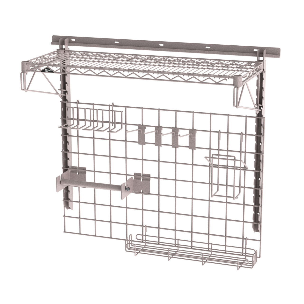 Metro SWKIT36-BOXK4 SmartWall Pizza Boxing Wall Shelving Unit - Metro