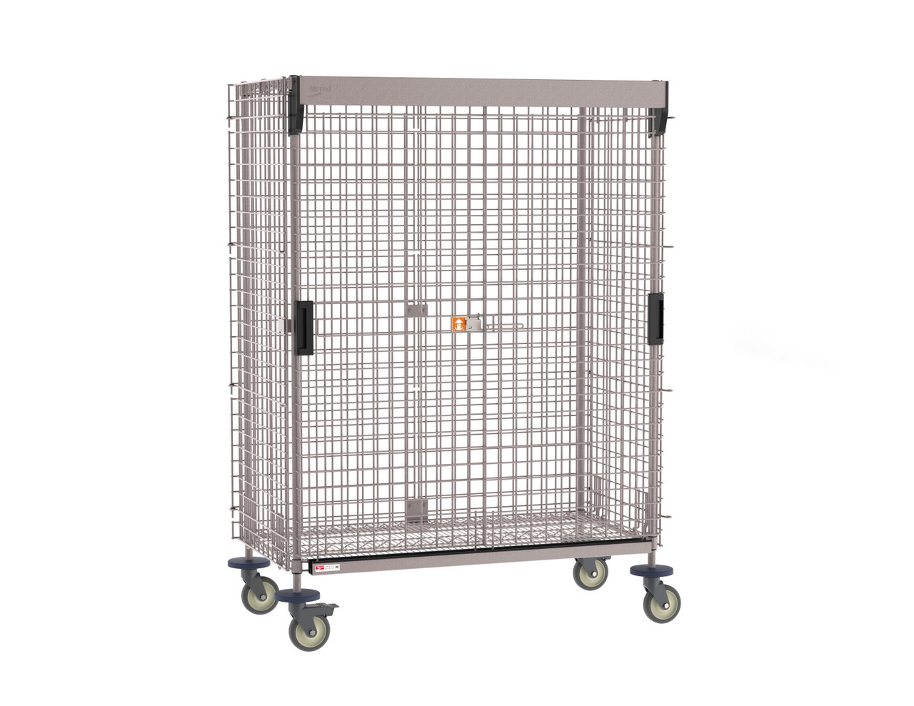 Metro Super Erecta Mobile Security Shelving Unit with SlideSecure ...