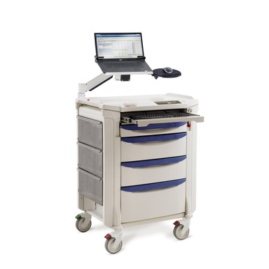 Metro FLXCOM-LT Flexline Computer Ready Cart - Metro