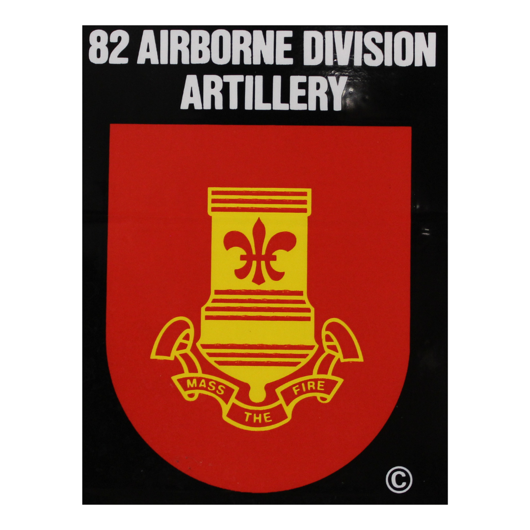82nd ABN Artillery Sticker - Airborne & Special Operations Museum Store
