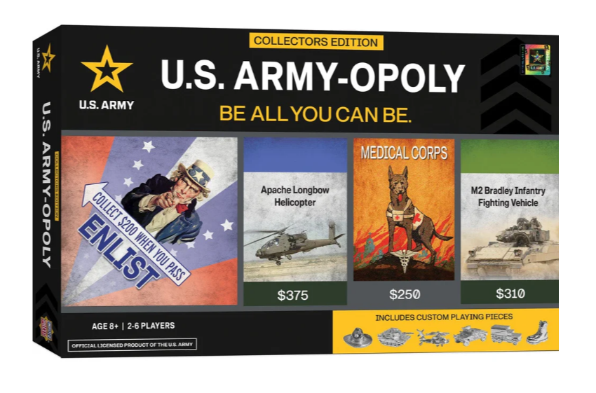 U.S. Army-Opoly Board Game - Airborne & Special Operations Museum Store