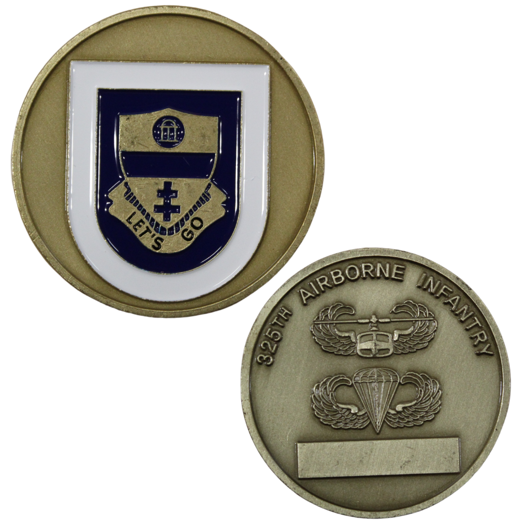 325th ABN Infantry Coin - Airborne & Special Operations Museum Store