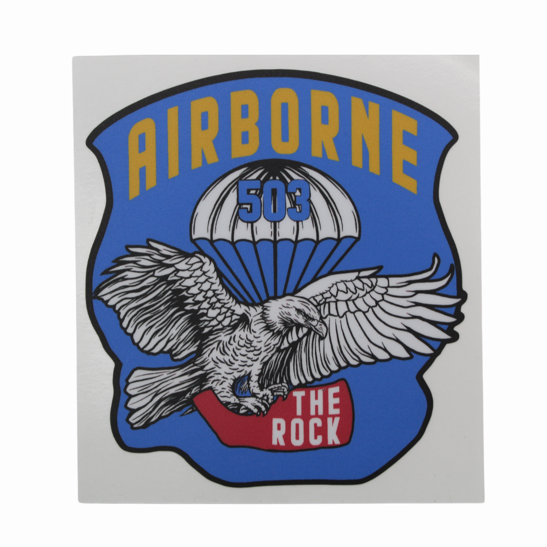 503rd The Rock Premium Sticker - Airborne & Special Operations Museum Store