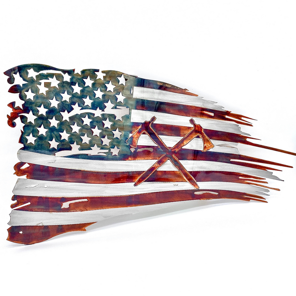 Civil Affairs Tattered Metal Flag - Airborne & Special Operations ...