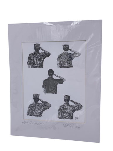 Five Service Salute 11x14 Print - Airborne & Special Operations Museum ...