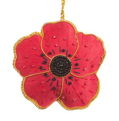 1914 Poppy Ornament - Airborne & Special Operations Museum Store