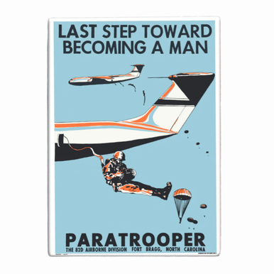 Last Step Magnet - Airborne & Special Operations Museum Store