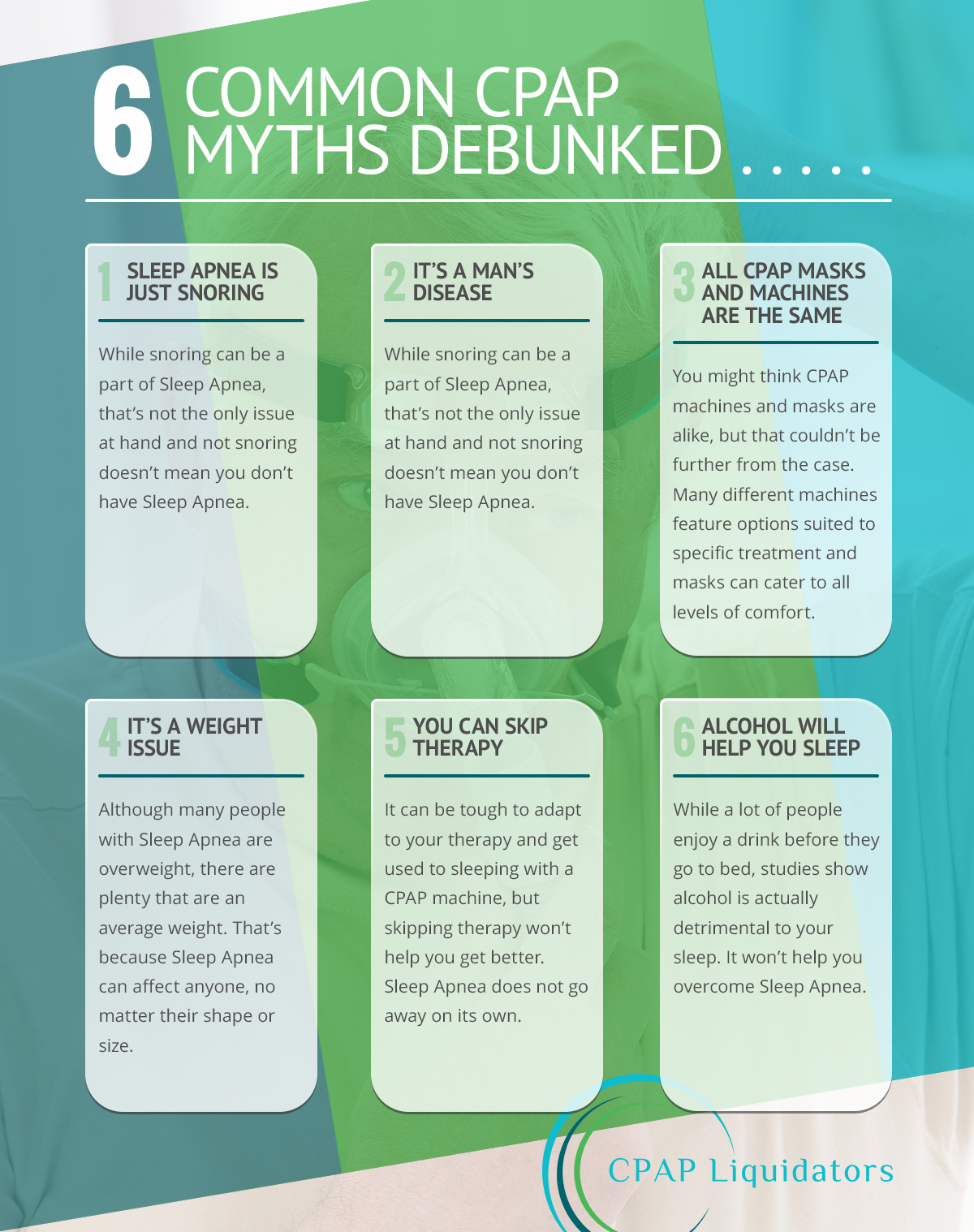 6 Common CPAP Myths Debunked - CPAP Liquidators