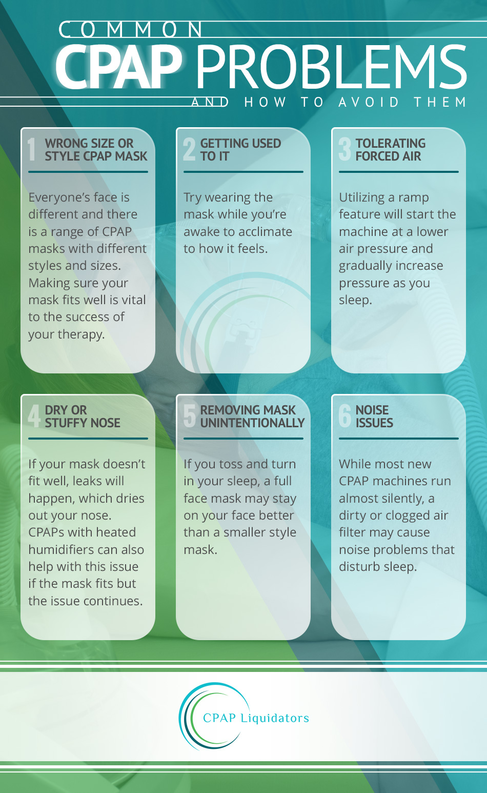 Common CPAP Problems and How to Avoid Them - CPAP Liquidators