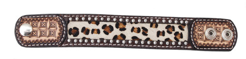 Leopard Hide Inlay Cuff - Pro Roper Supply