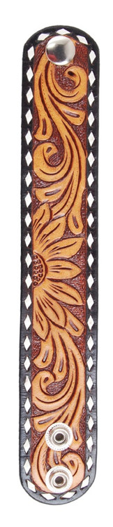 Sunflower & Floral Tooled Cuff - Pro Roper Supply