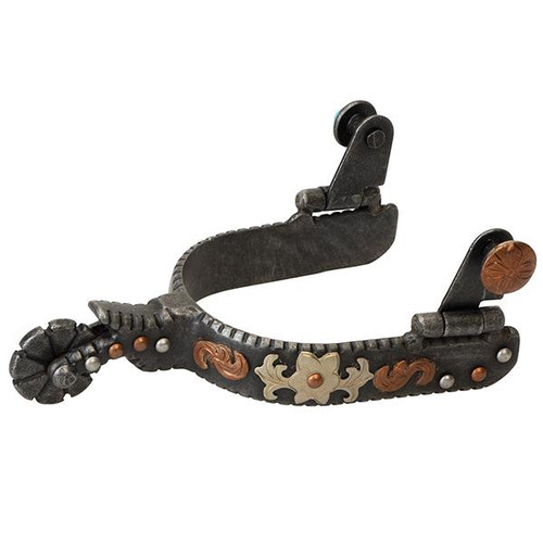 Ladies Spurs with Floral Design - Pro Roper Supply
