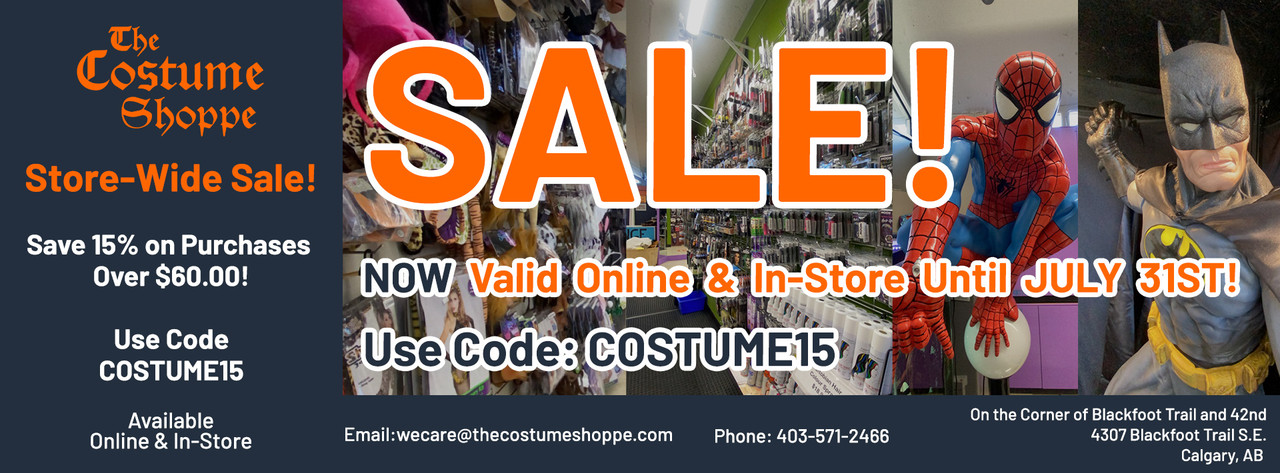 The Costume Shoppe | Canada's Costume Store | Shop Online!