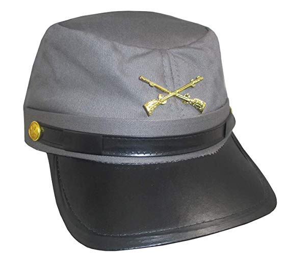 Confederate Cap Grey - The Costume Shoppe
