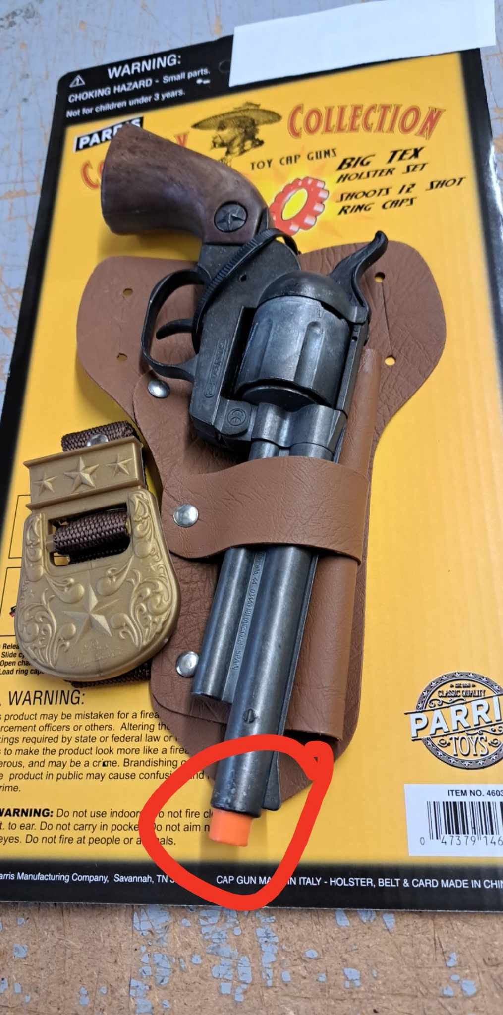 Big Tex Western Cowboy Revolver and Holster | Western | Props and Play ...