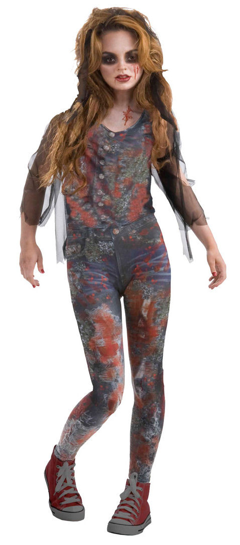 Children's Sick Zombie-Girl Costume - The Costume Shoppe