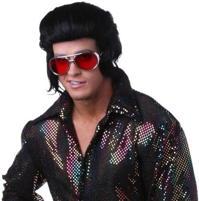 Pompadour Elvis-Inspired Wig 70s | The Costume Shoppe | Wigs Calgary