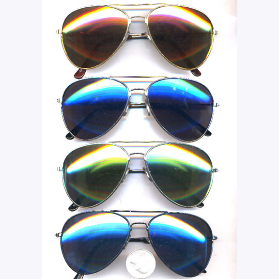 Coloured Mirror Aviators Costume Pieces & Kits - The Costume Shoppe