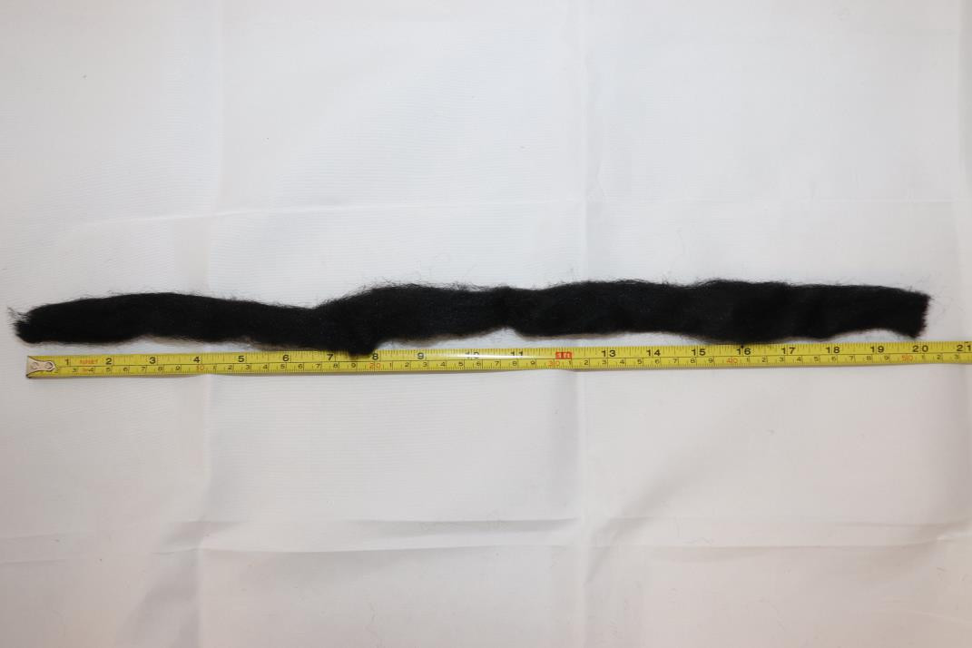 Crepe Hair 20 inch Black | Facial Hair | Makeup - The Costume Shoppe