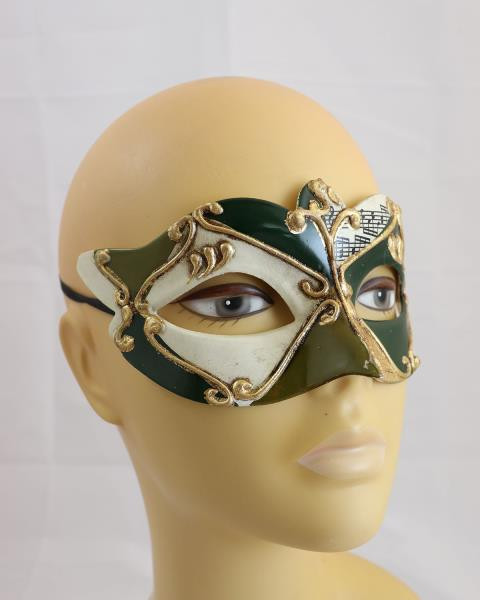 Masquerade Mask Venetian Green Music Note Accent | Masquerade and New Years | Masks - The ...
