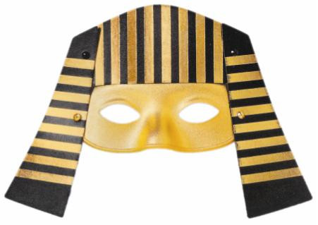 Pharaoh Half Mask | Masquerade Masks - The Costume Shoppe