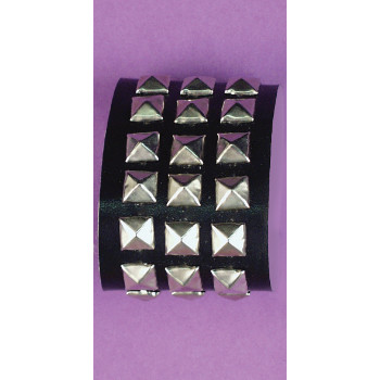 Thick Studded Wristband | Punk Rock 80s | Costume Jewelry - The Costume ...