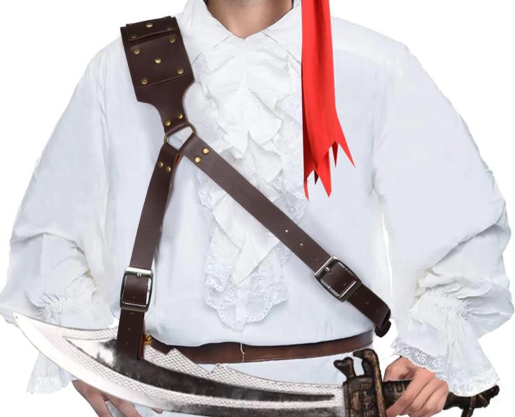 Leatherlike Back Sword Sheath | Medieval | Props & Play Weapons - The ...