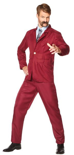 Burgundy News Anchor Costume | Anchorman | Mens Costumes - The Costume ...