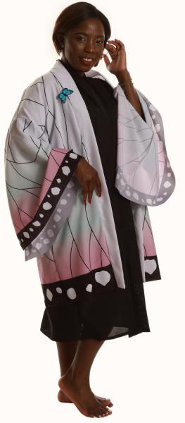 Anime Butterfly Robe Shinobu Costume | Demon Slayer | Womens Costumes ...