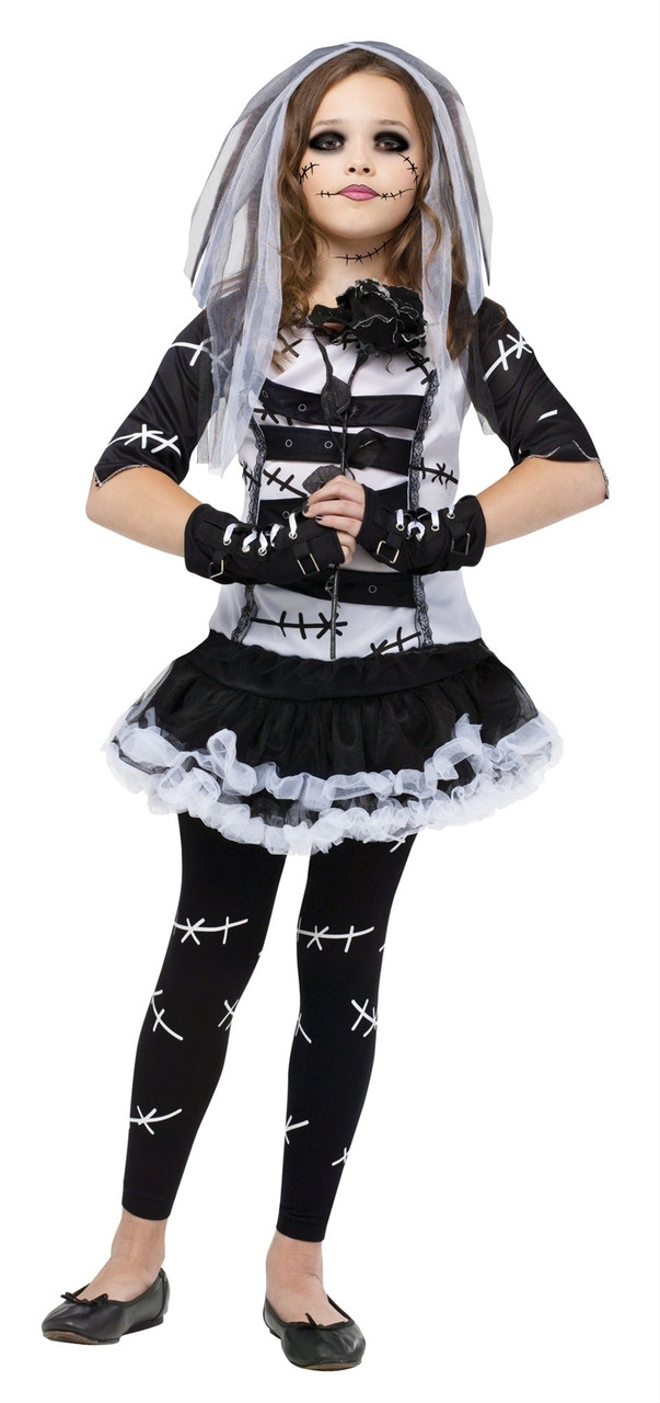Children's Monster Bride Costume - The Costume Shoppe